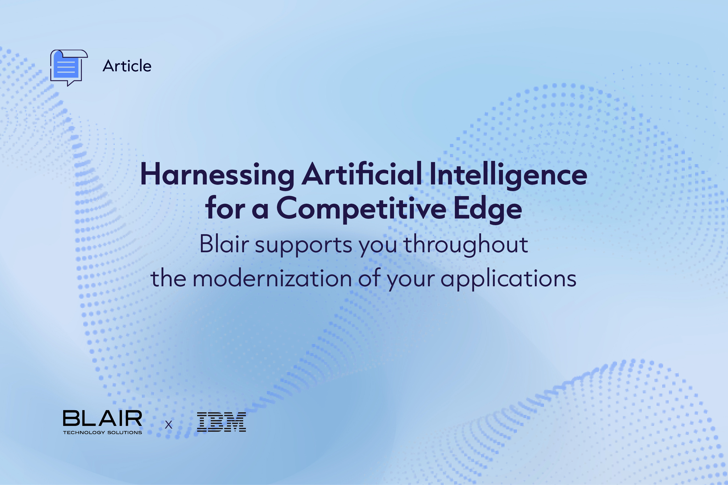 Harnessing Artificial Intelligence for a Competitive Edge